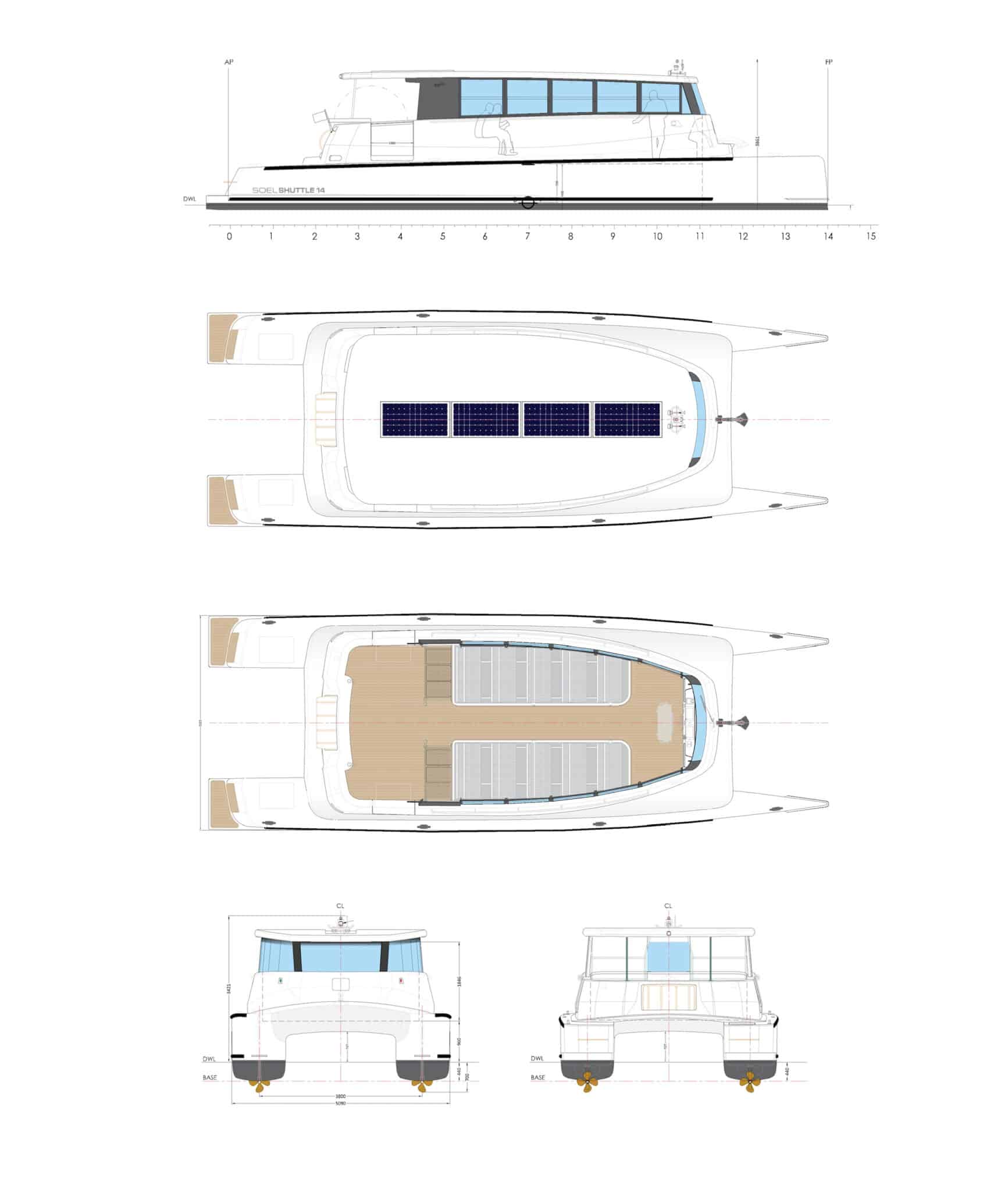 Soel Shuttle 14 | Solar electric ferry