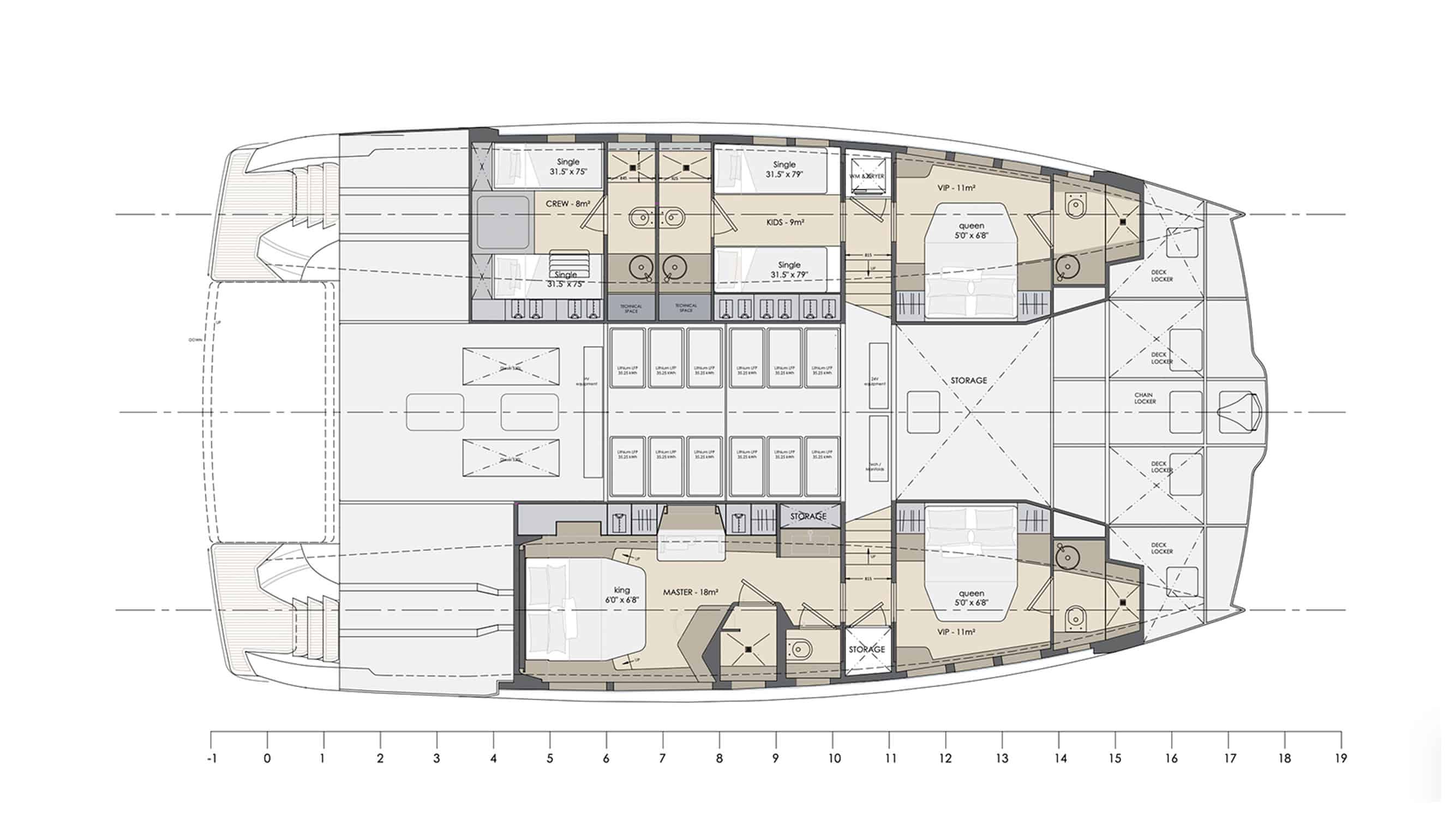 Soel Senses 62 | High performance solar electric yacht with 3-deck